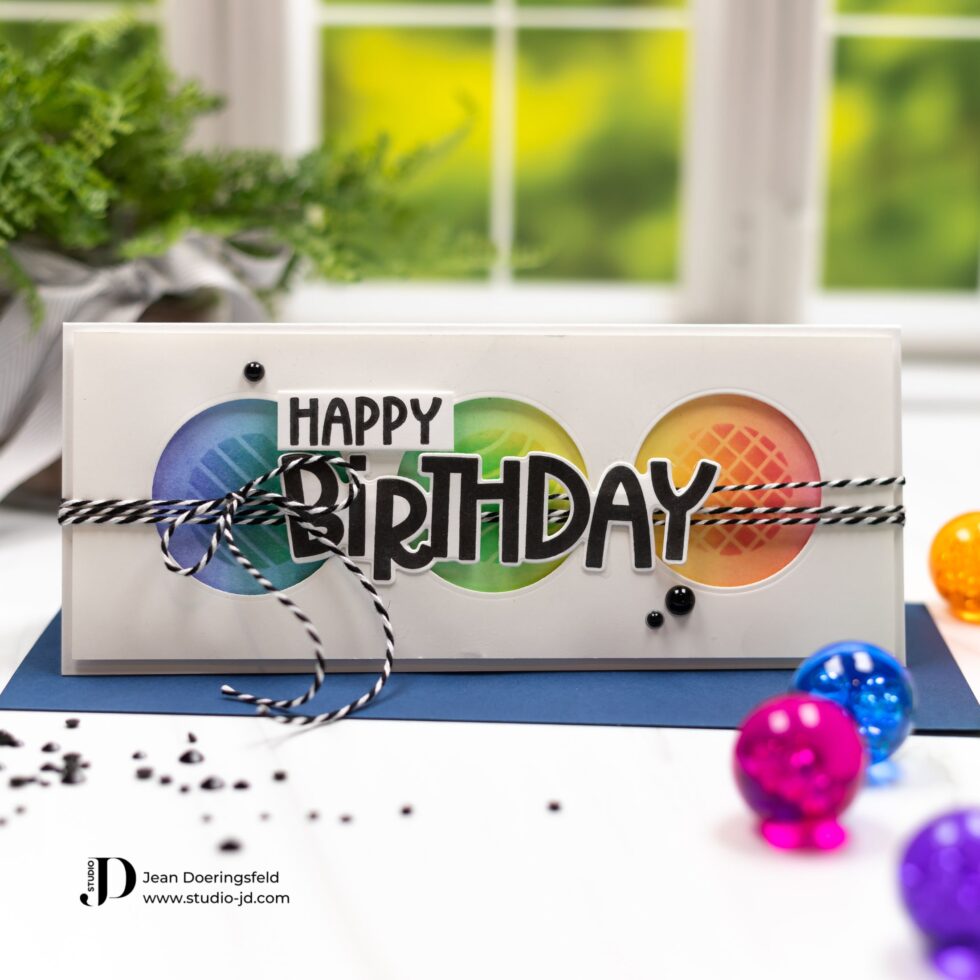 Birthday Rainbow Circles - Studio JD