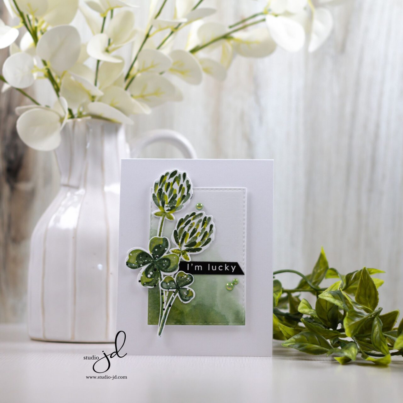 Watercolor Stamping??? Yep! - Studio JD