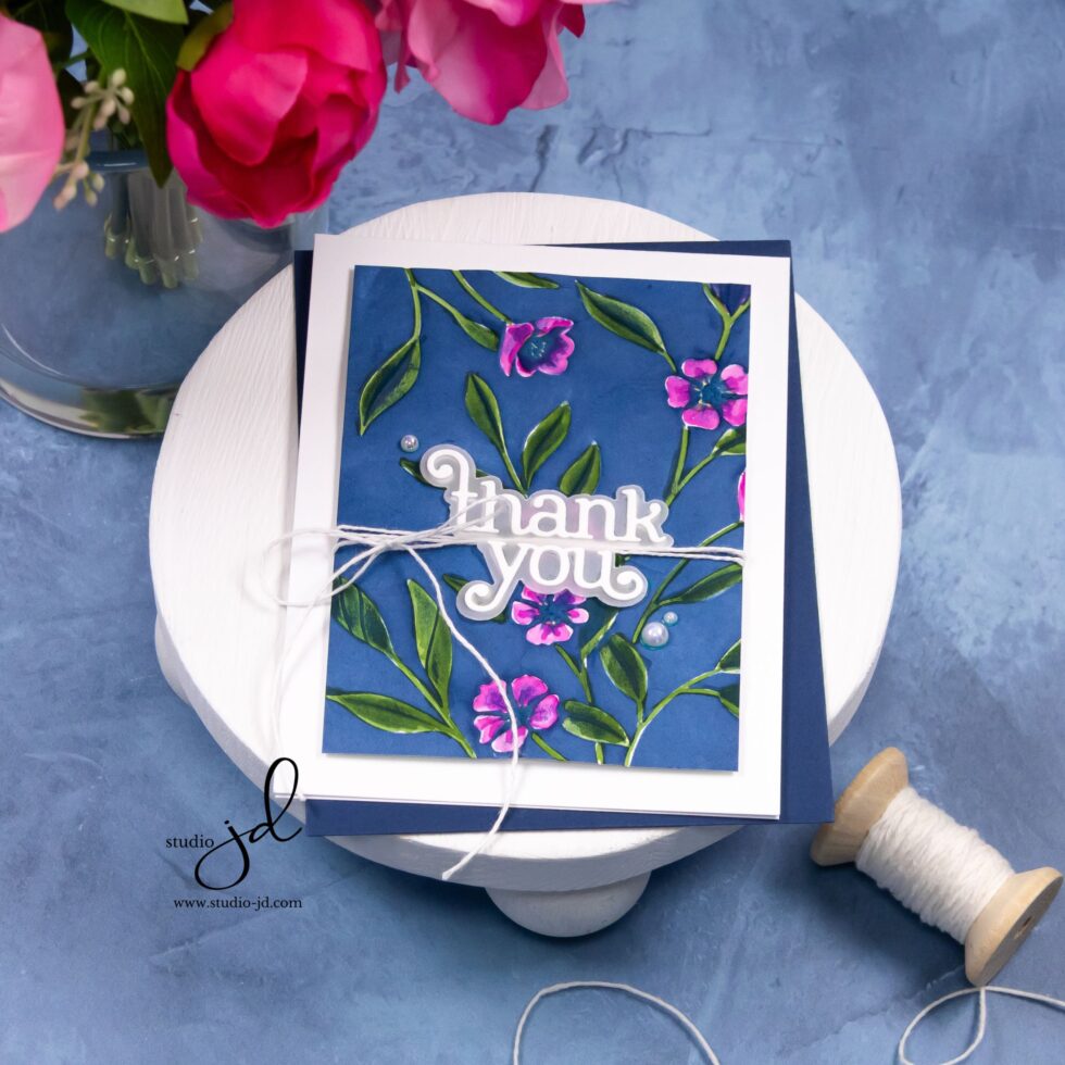 Thank You with a Twist – Blackout Technique - Studio JD